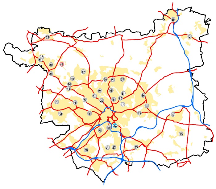 Town Centre Inset Maps and Aerodrome Safeguarding Area Map